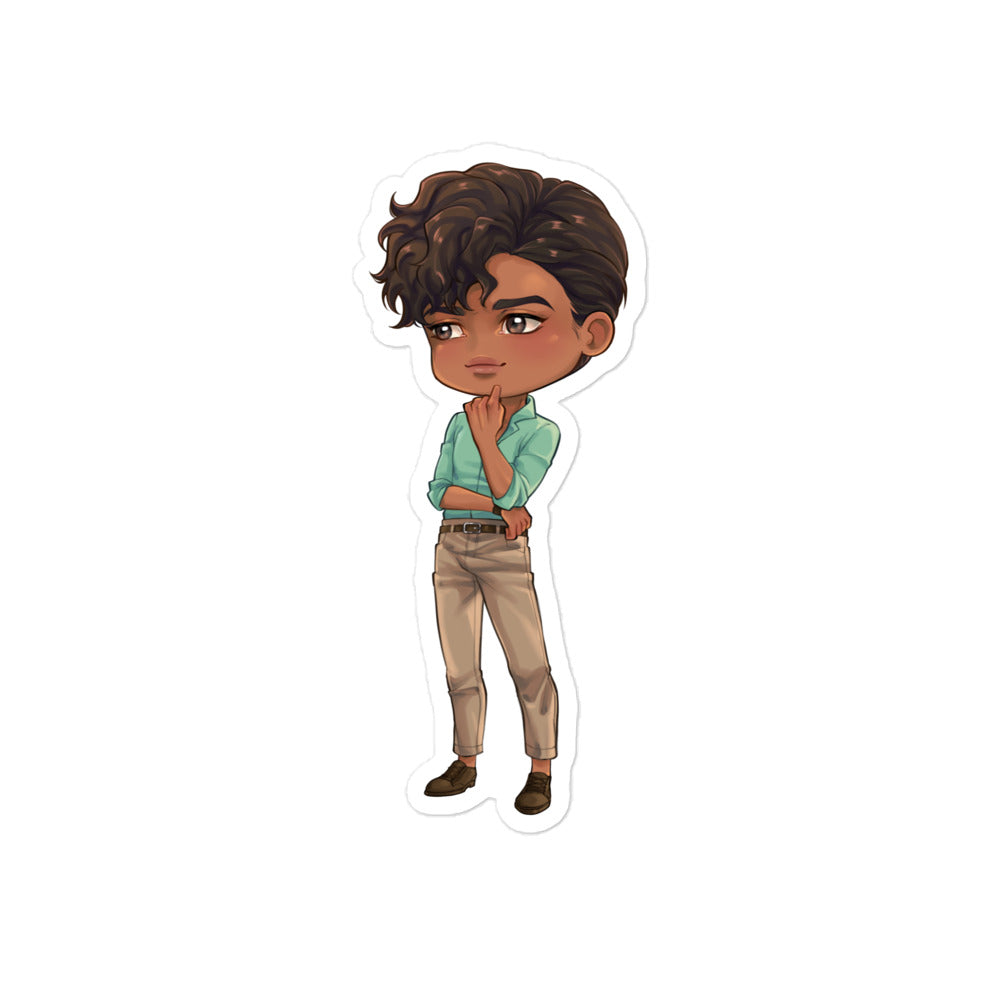 Damian Chibi Sticker – Rowan Croft